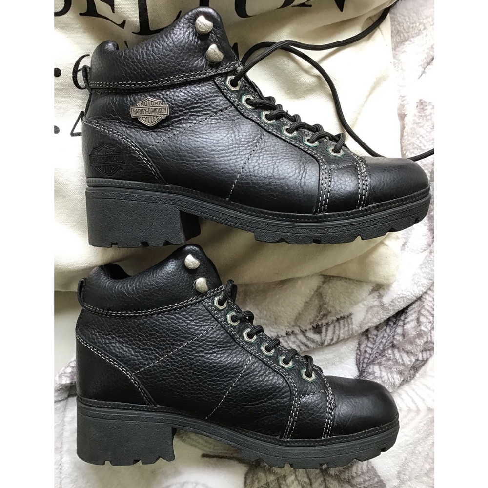 Harley-Davidson Ladies Tyler Motorcycle Boots Size 8 - Gem